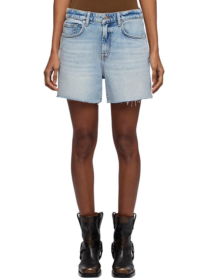 7 FOR ALL MANKIND Monroe Long Denim Shorts